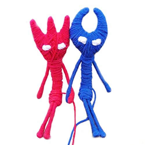 Amazon.com: Yarny Heroes Unravel Two 5.9 Inch figurines of yarn : Toys ...