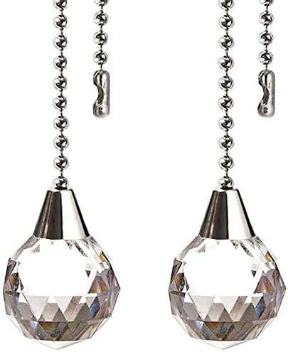 JOVITEC 2 Pieces Pull Chain Ceiling Fan Pull Chain Ornaments Light Pull ...