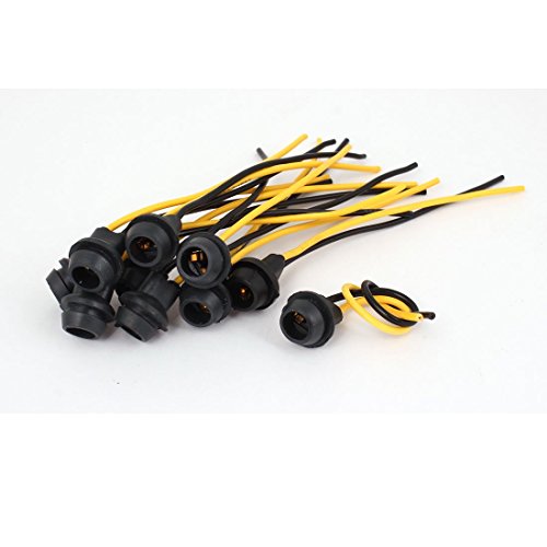 10 Pcs T10 Wedge Base Light Instrument Panel Dash Board Socket Plug ...