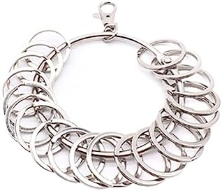 Amazon.com: GSHLLO Metal Key Ring Organizer Multiple Keychain Holder ...