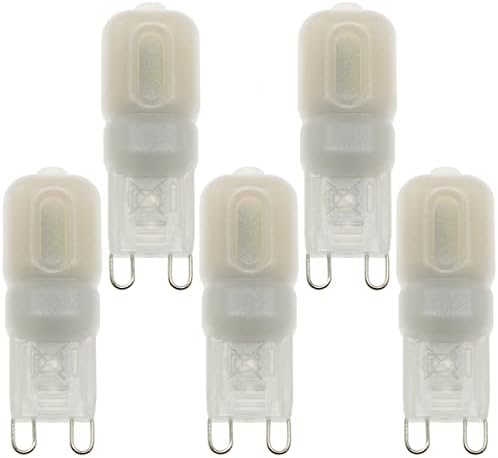 SQXBK 5PCS G9 LED 2W Bulb G9 LED Light Bulb Bi Pin Base Corner Bulb ...