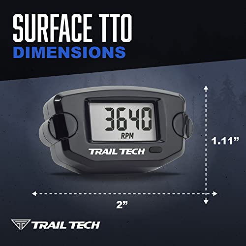Trail Tech 742-A00 TTO Tach Hour Digital Gauge Meter Motorcycle ...