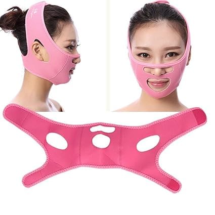 Full Face Masks, Reusable Facial Lifting Face Mask, Double Chin Remover ...