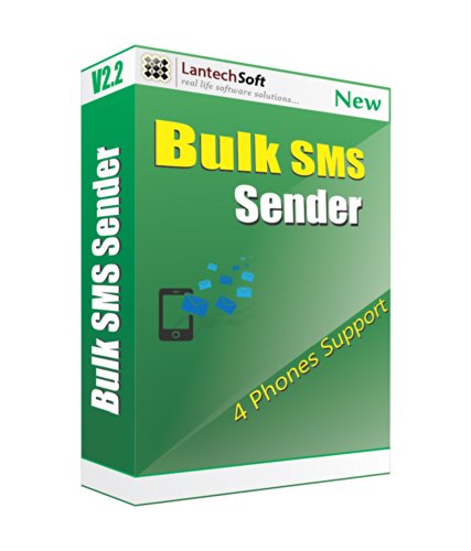 Lantech Soft Bulk SMS Sender (4 Phone Support) - 1 PC, 1 Year (CD ...