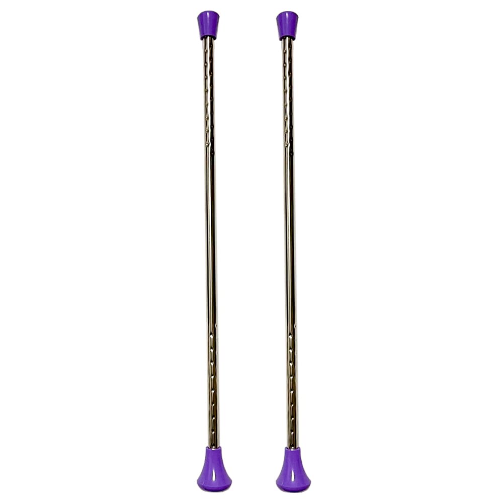 Amazon.com: Dasiyoki Twirling Baton 2 Pieces Spinning Dance Baton Metal ...