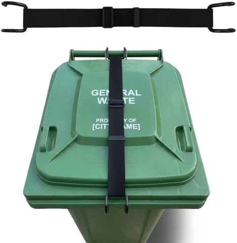 Amazon.com: ANKS Heavy Duty Bear & Raccoon Proof Trash Can Lock - Metal ...
