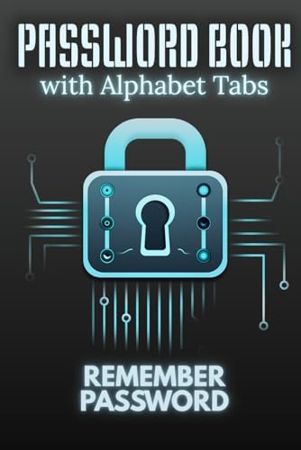 Password Book with Alphabet Tabs: Large Print Internet Password ...