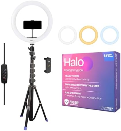 Buy Amazon Basics 10-inch Ring Light | 3 Color Modes | 10 Brightness ...