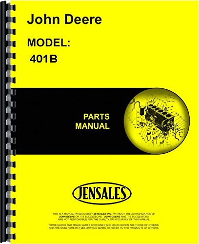 John Deere 401B Industrial Tractor Parts Manual : Amazon.in: Home Improvement