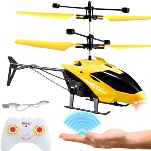 Buy KIDZYMON RC Helicopter With Hand Gravity Sensor, Flying Remote ...