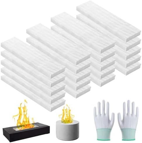 Amazon.com : BTEDZSW Tabletop Fire Pit Ceramic Wool Wick for ROZATO ...