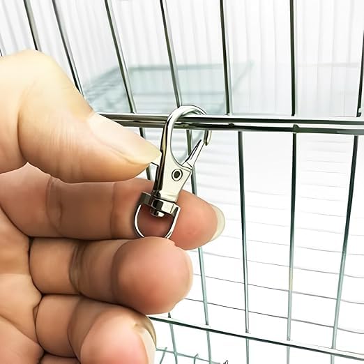 Buy Plastic,Metal, Birds Mini World Cage Door Lock Parrot Cage Lock ...