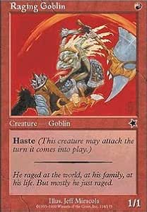 Magic The Gathering - Raging Goblin - Starter 1999 : Amazon.es ...