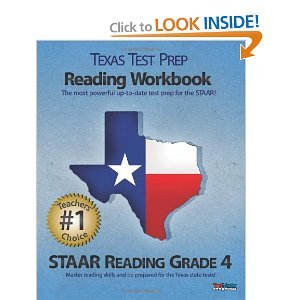 Texas Test Prep Reading Workbook, STAAR Reading Grade 4: Aligned to the ...