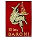 Amazon.com: PATES BARONI Italian Spaghetti Pasta Vintage AD Poster ...