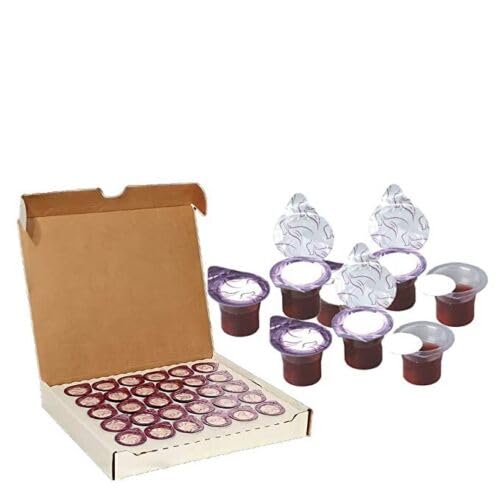 Amazon.com : (30 Sets) Prefilled Communion Cups & Wafer with Juice ...