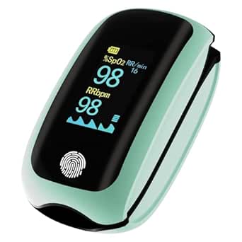 Amazon.com: Pulse Oximeter Rechargeable, Blood Oxygen Monitor, Pulse ...