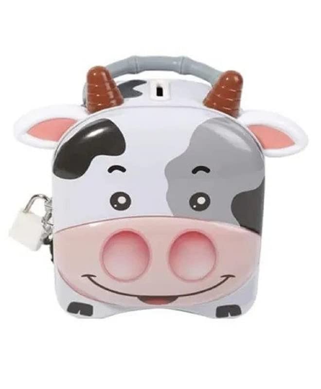 Darya Deal Cow Money Bank, Coin Box for Kids, Metal Coin Box for Kids ...