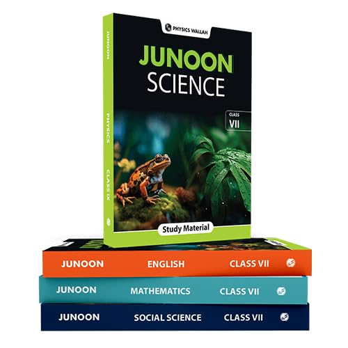 Buy (Old Edition) PW JUNOON for Class 7th Science, Mathematics, Social ...
