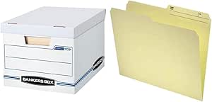 Bankers Box Stor/File Basic-Duty Storage Boxes (6 Pack) + Pendaflex ...