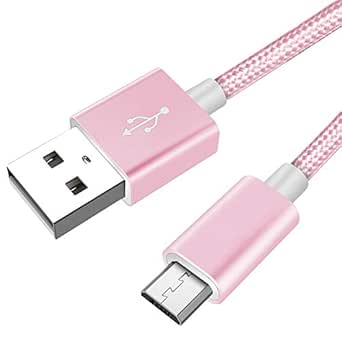 Amazon.com: Replacement PS4 Controller Charging Cable – 3.3FT Nylon ...