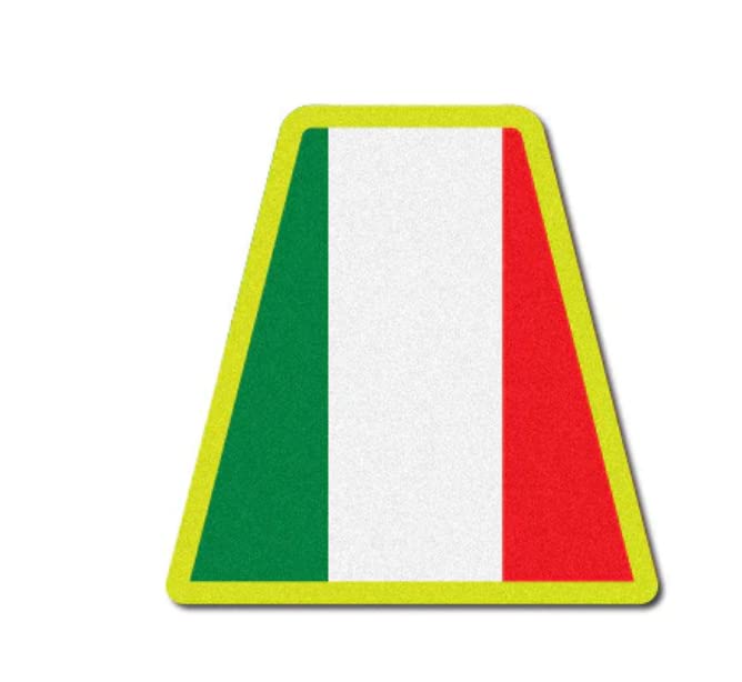 Amazon.com - Kramer Reflective Italian Flag Helmet Tetrahedron TET 2 ...