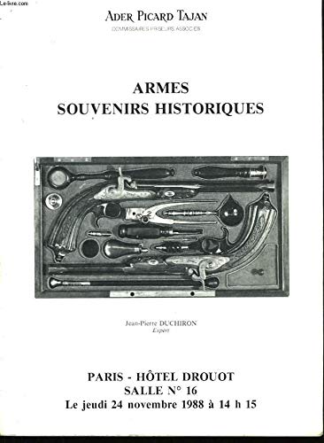 Amazon.fr - Armes Souvenirs Historiques. - ADER PICARD TAJAN - Livres