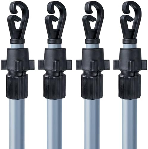 Pelle & Sol 2.2m Telescopic Washing Line Pole – Heavy Duty Washing Line ...