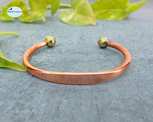 Buy SHINDE EXPORTS pure copper kada for men/copper kada/copper bracelet ...