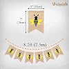 Amazon.com: Uniwish Bumblebee Banner Happy Bee Day Decorations Garland ...