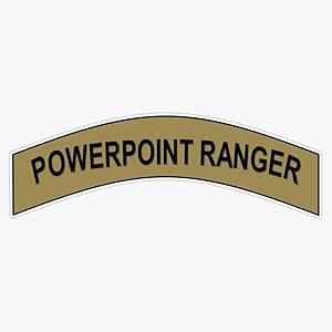 Amazon.com - OCP PowerPoint Ranger Tab Sticker Bumper Sticker Vinyl ...