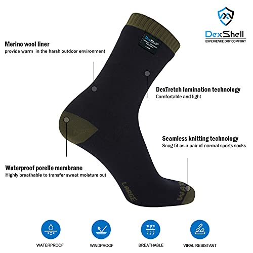 DexShell(デックスシェル) 防水通気靴下 Thermolite socks (サーモライ | コレクションファッションデザイン
