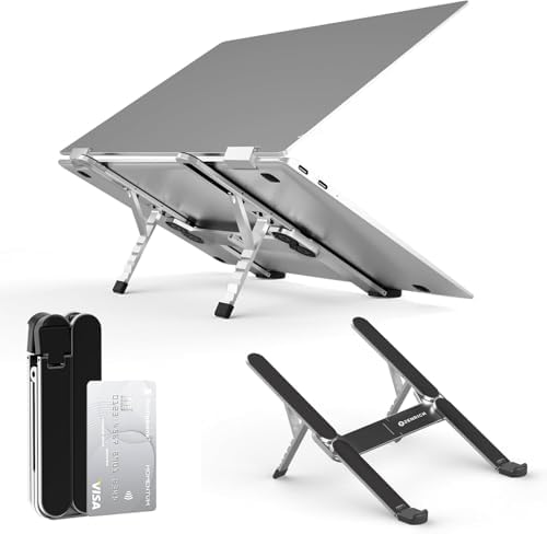 Amazon.com: ZenRich Foldable Laptop Stand for Travel, Ergonomic ...