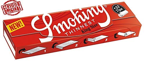 Smoking Paper + Tips/Roach THINNEST King Size Rolling Paper/World s ...