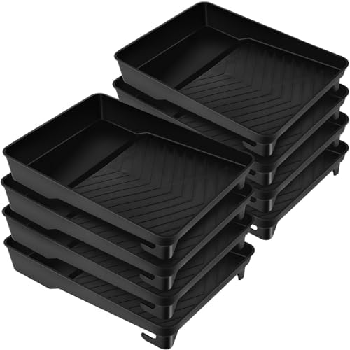 Amazon.com: Geelin 8 Pcs Paint Tray 9 Inch Plastic Roller Pan for 9 ...
