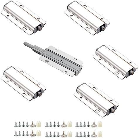 YOWPEY 6PCS Magnetic Push Latches for Cabinets Push to Open Door Latch ...