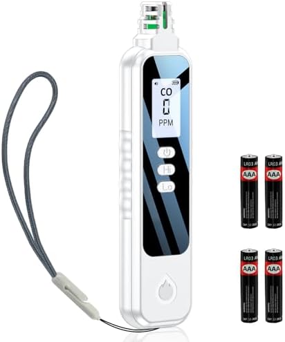 PUTECCH Carbon Monoxide Detectors, Portable CO Detector Battery Powered ...