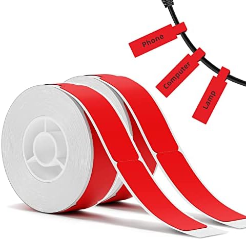 Amazon.com : NIIMBOT Cable Label Maker Tape - (2 Rolls, 0.49" X 4.29 ...