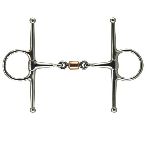 Coronet Copper Roller Link Full Cheek Horse Bit, 5-Inch : Amazon.in ...