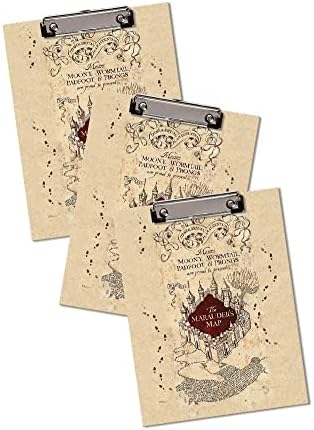 Harry The Marauders map Theme Pack of 3 Exam Pads| 2 in 1 Clip Boards ...