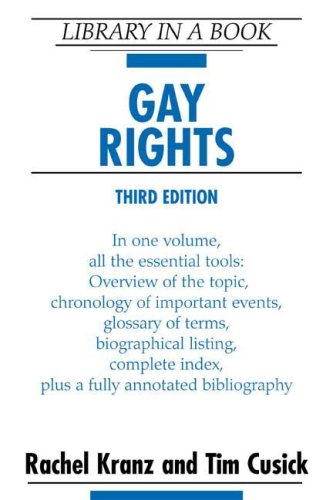 Amazon.com: Gay Rights (Library in a Book): 9780816058105: Kranz ...