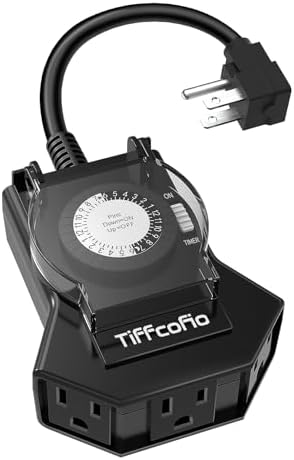 Amazon.com: DEWENWILS Outdoor Timer Outlet Waterproof, Outdoor Digital ...