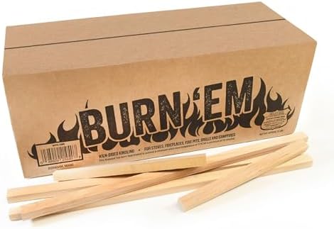 Amazon.com : Ideal Kindling - 100% Natural Hardwood Kindling for Fire ...
