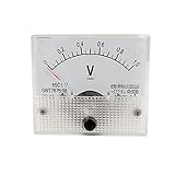 ・ブランド:Aexit・製造元:XDiscount・製造元/メーカー部品番号:t1711001200・製品名：アナログ電圧計;モデル：85C1;測定電圧範囲：DC 0-1V・正確さ：クラス2.5、メートルフェイスサイズ（約）：6.3 x 5...