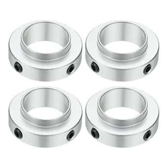 MECCANIXITY 2pcs Aluminium Alloy Shaft Collar, 1" ID 1 5/8" OD 9/16 ...