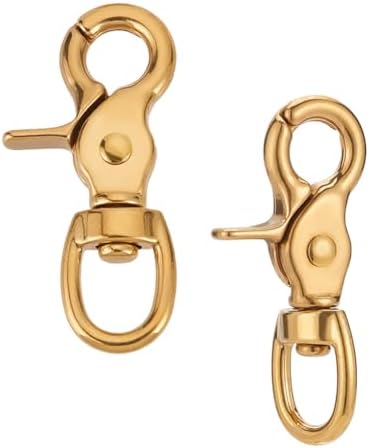 Amazon.com: PH PandaHall Brass Trigger Snap Hooks 2 Pack Swivel Round Snap Clips, 2.8''/7.1cm ...