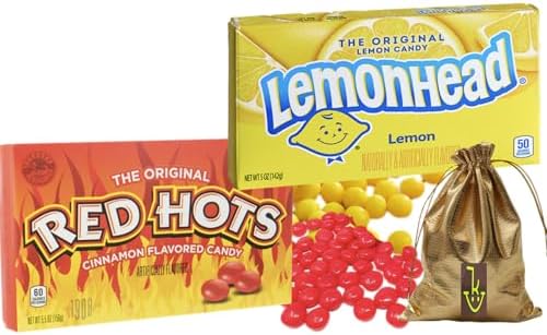 Amazon.com : Lemonhead Hard Lemon Candy, 5 Oz Movie Theater Candy Box ...