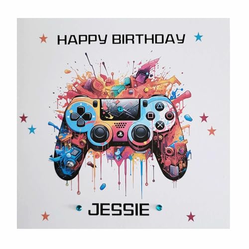 PERSONALISED PLAYSTATION BIRTHDAY GAMING CARD - Handmade Happy Birthday ...