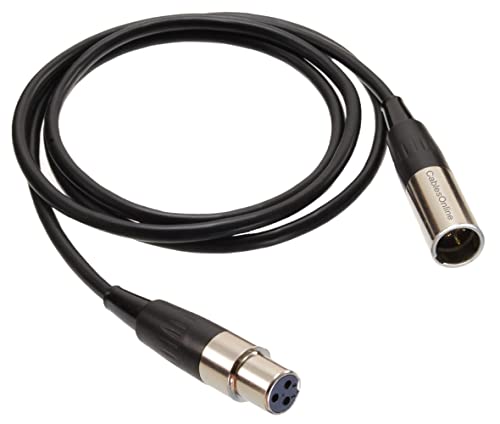 Snapklik.com : CablesOnline 4ft Mini-XLR 3-Pin Male To Mini-XLR 3-Pin ...