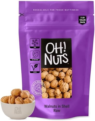 Amazon.com : Walnuts in Shell | Raw - 100% Natural | 2 lb | Whole ...